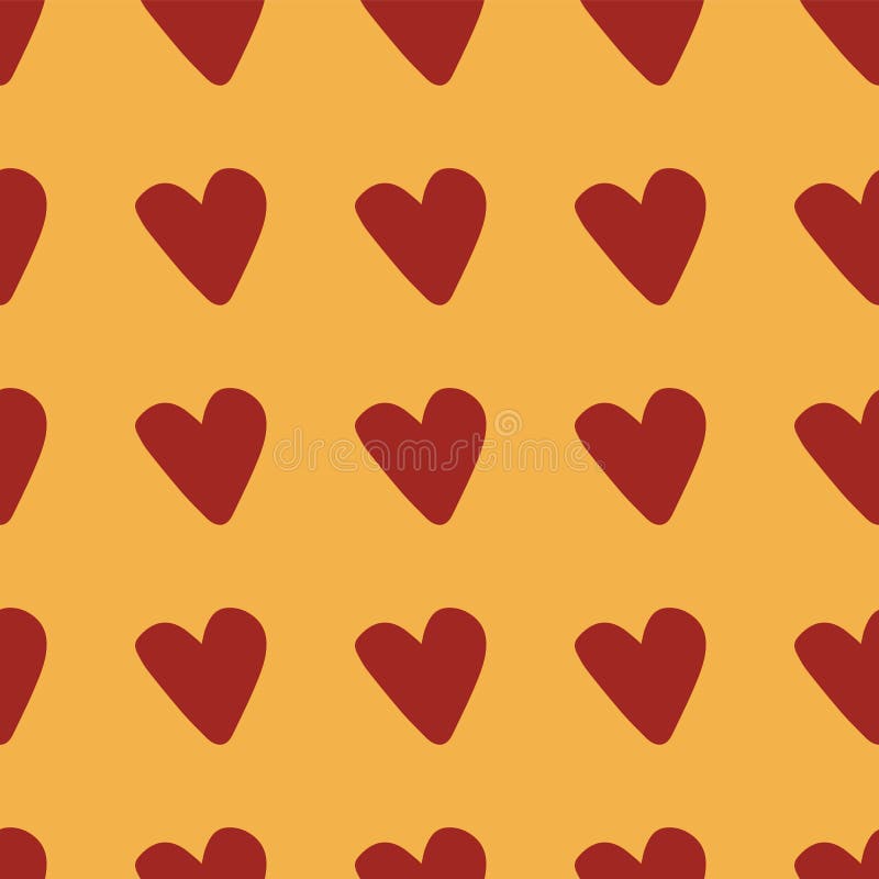 Valentine Heart Seamless Repeat Pattern Design Stock Vector ...