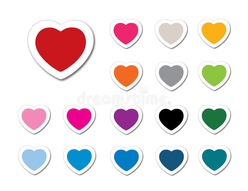 Valentine icons stock vector. Illustration of design - 17454307