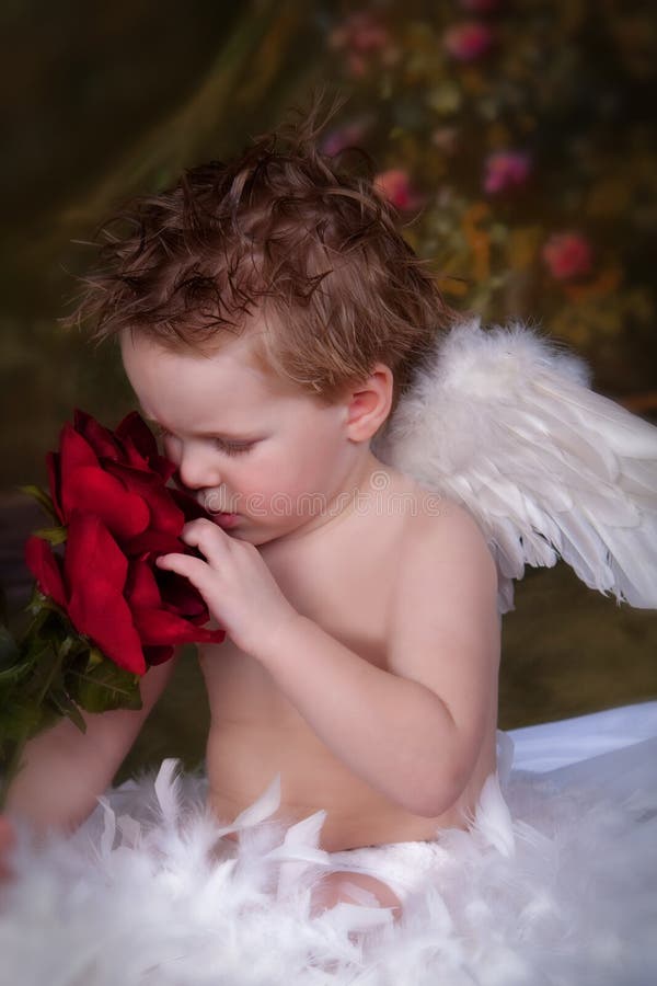 Angel Looking Down Heaven Stock Photos - Free & Royalty-Free Stock ...