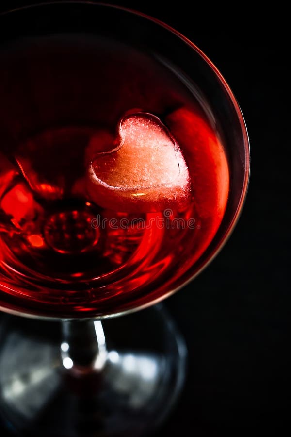 Valentine Martini stock photo. Image of love, float, shape - 7413208