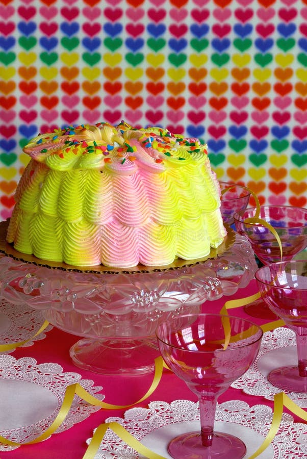 Party Cake stock image. Image of icing, piping, celebration - 3675173