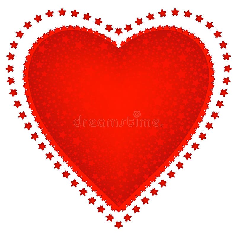 Valentine red frame stock vector. Illustration of banner - 36867743