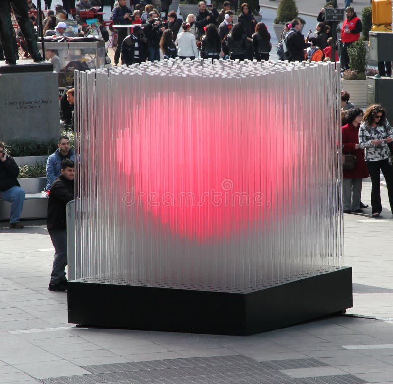 Valentine Red Heart Display Editorial Photography - Image of display ...