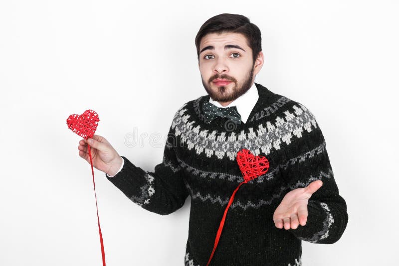 Valentine romantic man stock photo. Image of casual, customer - 65318620