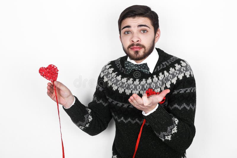 Valentine romantic man stock photo. Image of adult, expression - 65318734