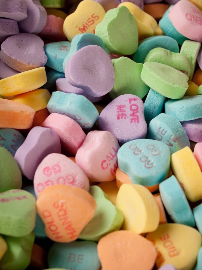 Valentine Candy Pile stock image. Image of heart, february - 4255629