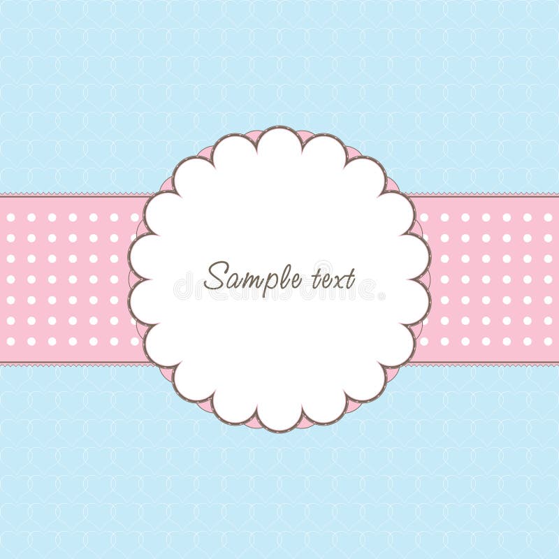 Valentine S Day Card Design Stock Vector - Illustration of decor ...