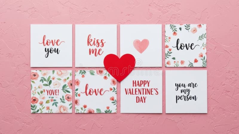 Various Romantic Messages Stock Illustrations – 461 Various Romantic ...