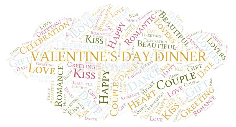 Word Dinner. Vector Illustration Decorative Design Stock Vector ...