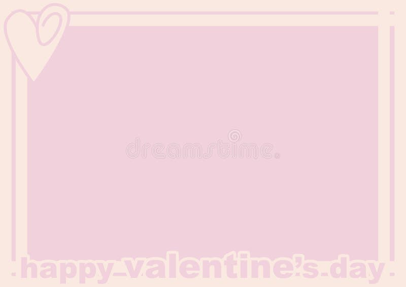 Valentine s Day Frame stock illustration. Illustration of celebration ...