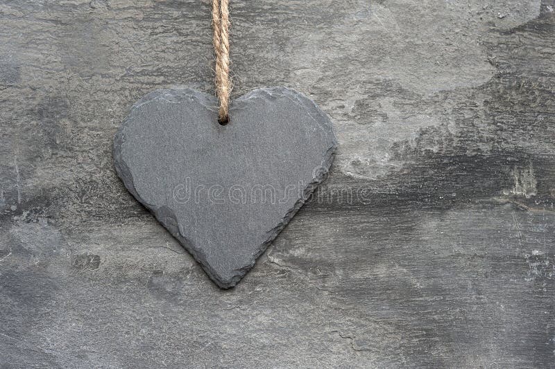 Valentine S Day Love Heart on Rustic Style Background Stock Photo ...