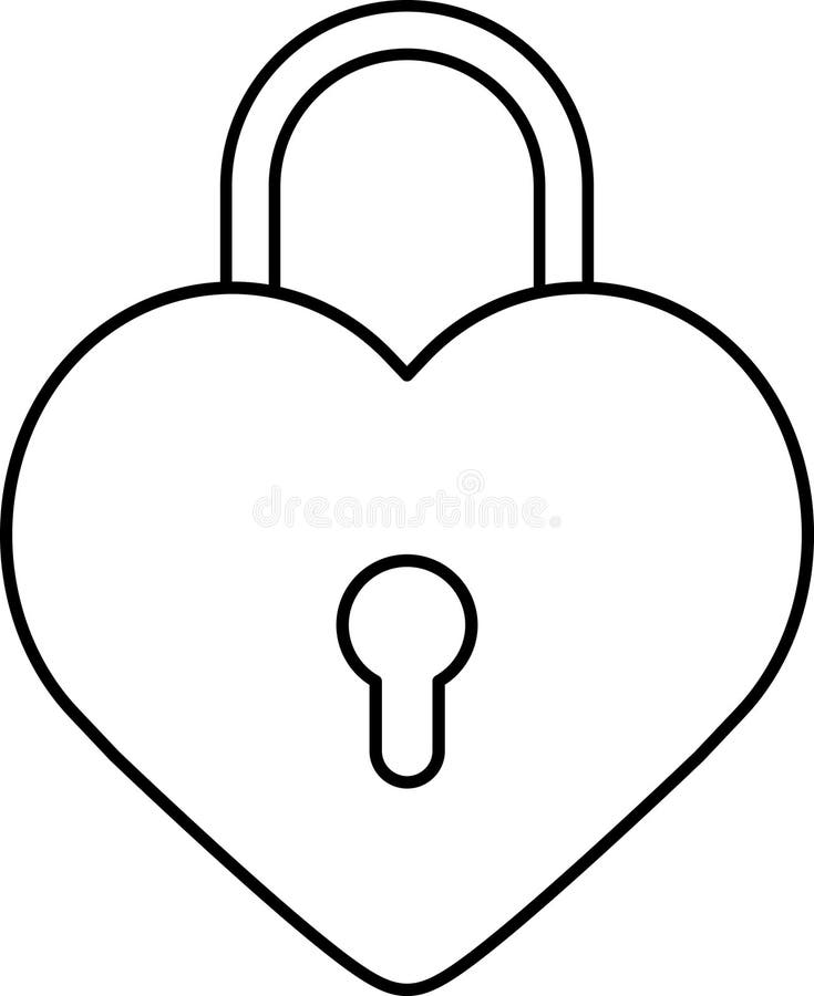 Day Love Lock Outline Stock Illustrations – 4,706 Day Love Lock Outline ...