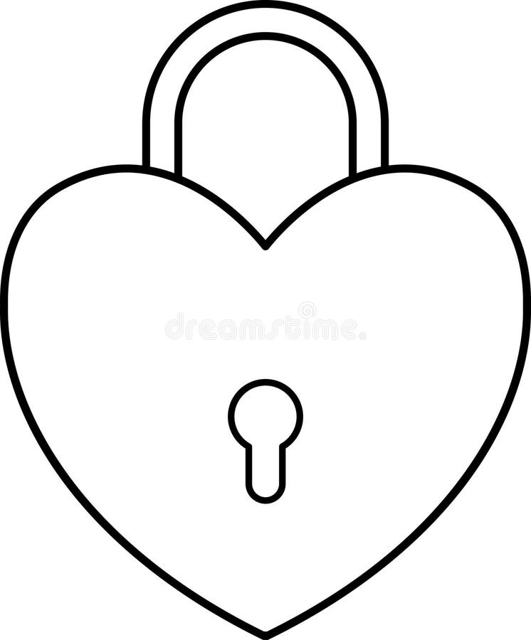 Day Love Lock Outline Stock Illustrations – 4,706 Day Love Lock Outline ...