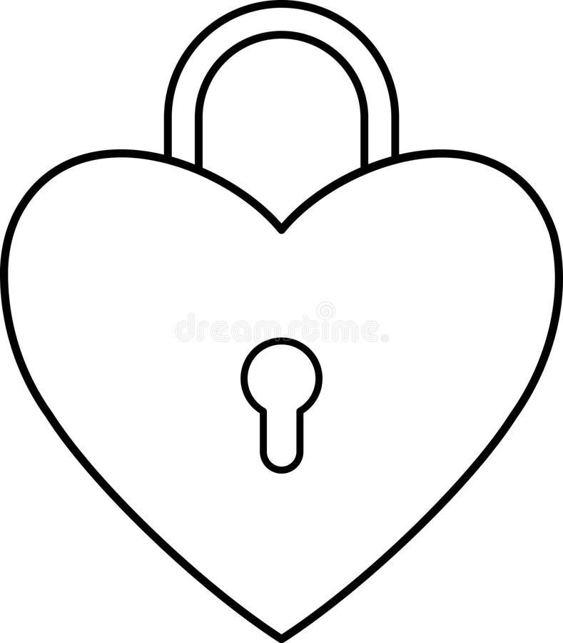 Day Love Lock Outline Stock Illustrations – 4,706 Day Love Lock Outline ...