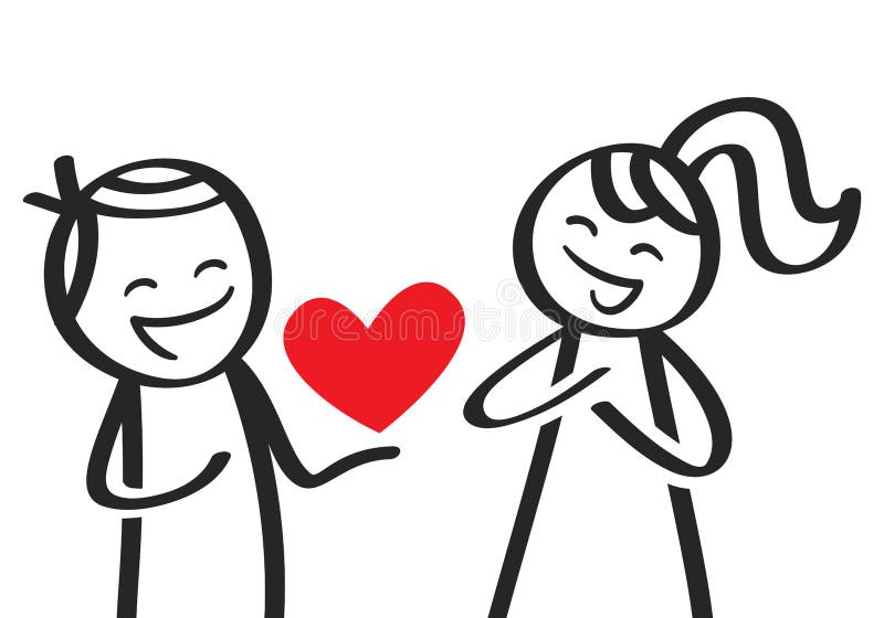 Stick Figure Couple Stock Illustrations 2279 Stick Figure Couple Stock Illustrations Vectors