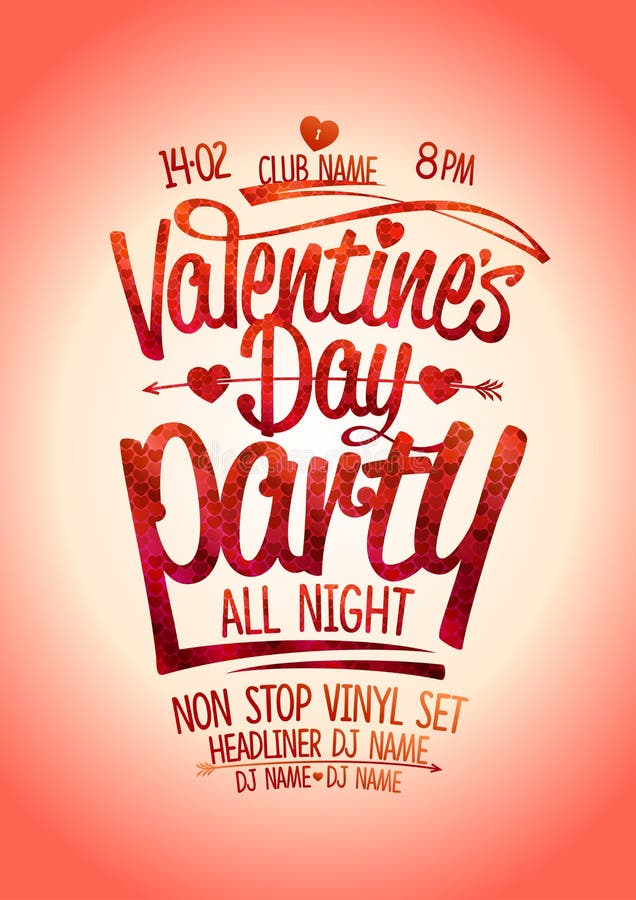 Romantic Party Design with Gold and Pink Mosaic Hearts. Stock Vector ...