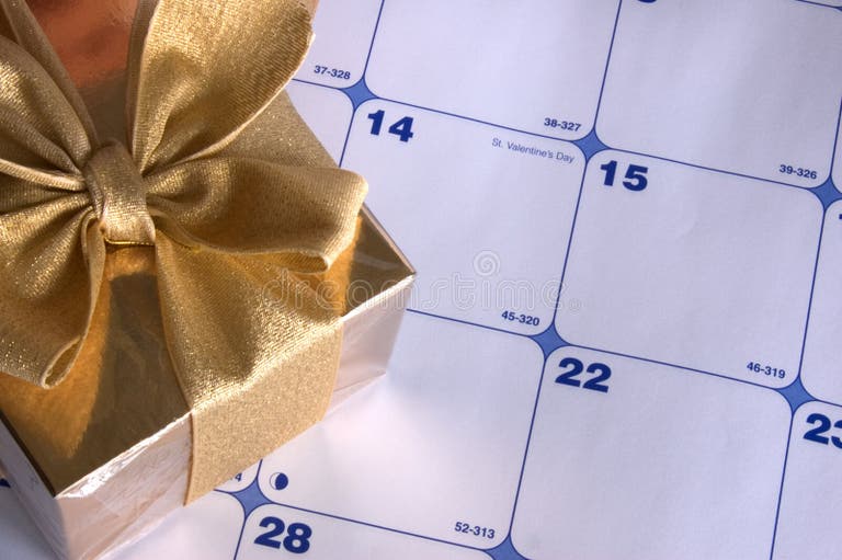 Valentine s Day Planner stock photo. Image of month, date - 399962