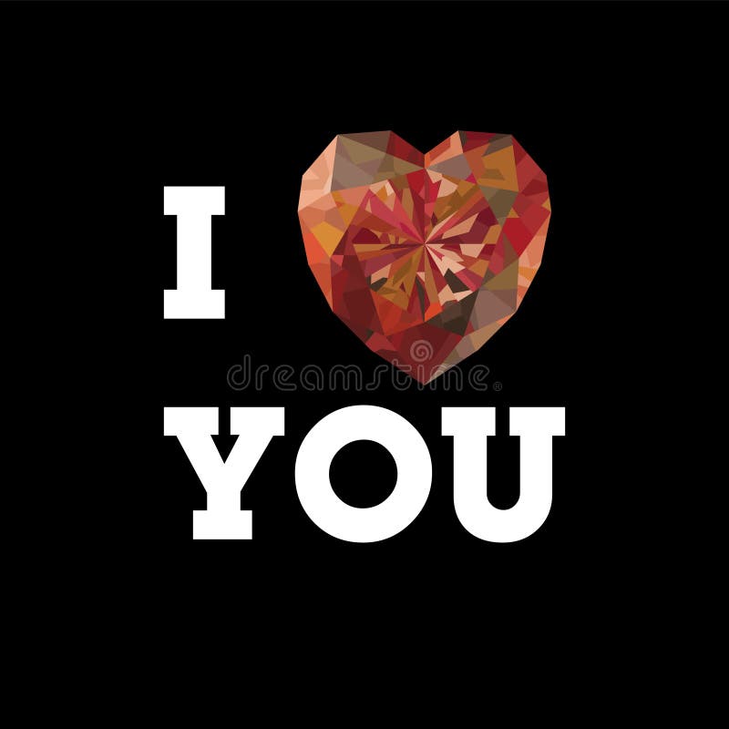 Red Shining Ruby Heart Shape on White Background Stock Vector ...