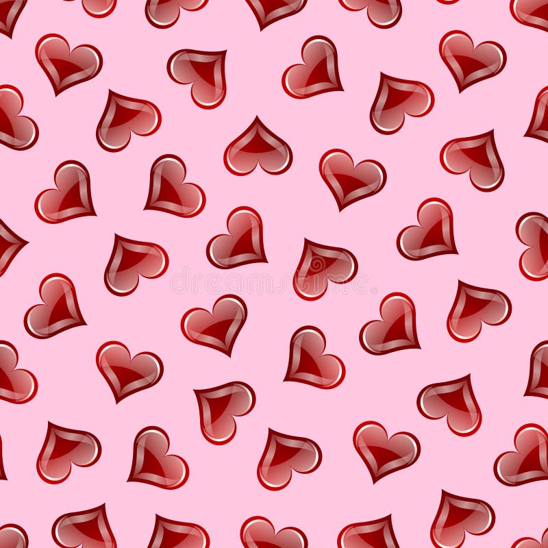 Valentine S Day Seamless Pattern Stock Vector - Illustration of decor ...