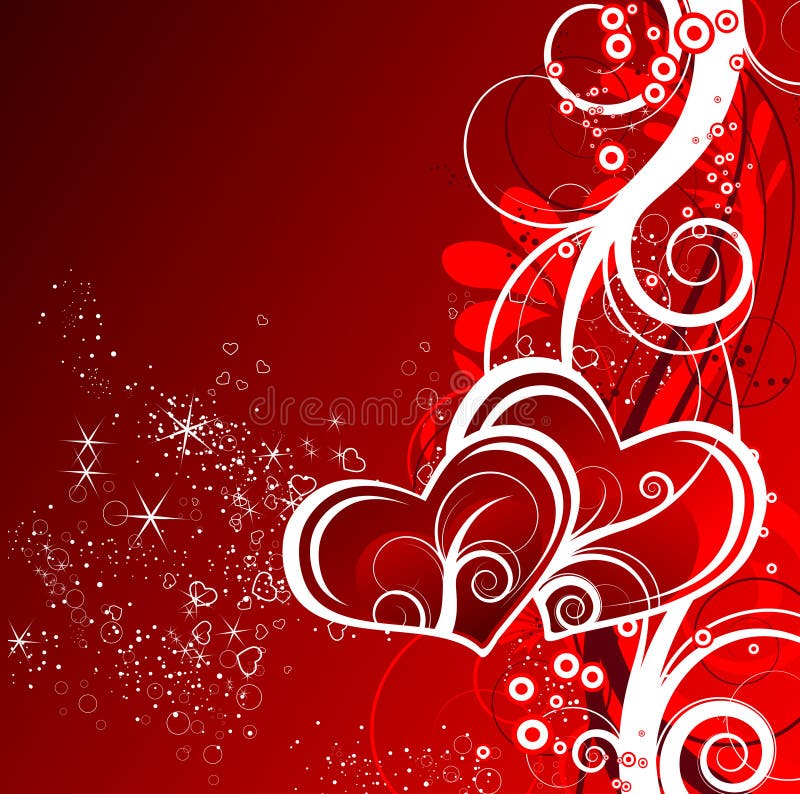 Valentine s theme stock vector. Illustration of floral - 3885800