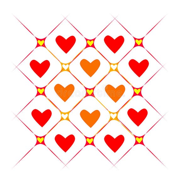 Valentines Abstract heart stock vector. Illustration of decorating ...