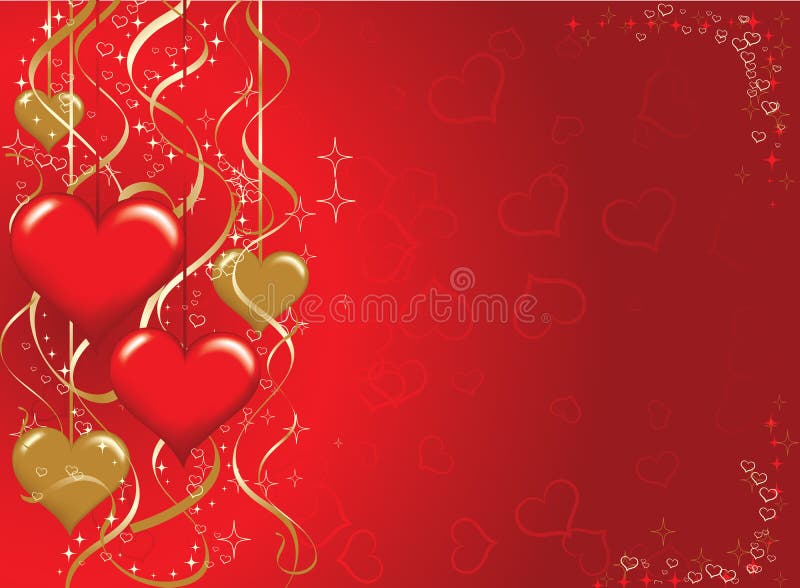 Valentines Background, Vector Stock Vector - Illustration of ...