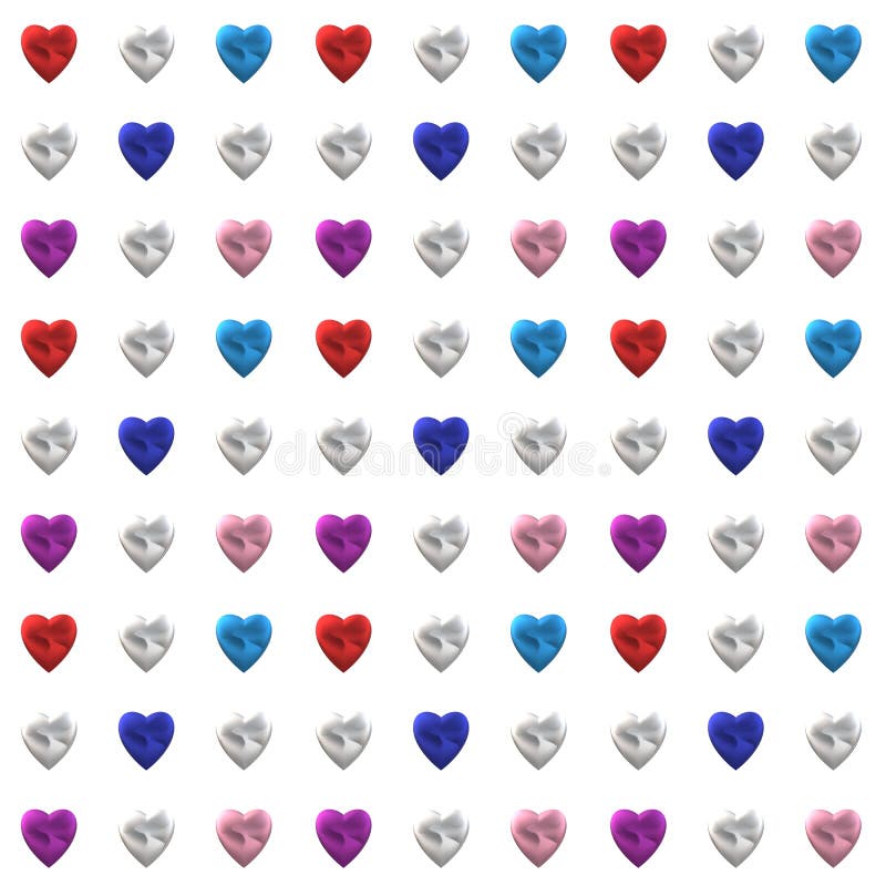 Valentines Day Background Hearts Romance Love Abstract Pattern Texture ...
