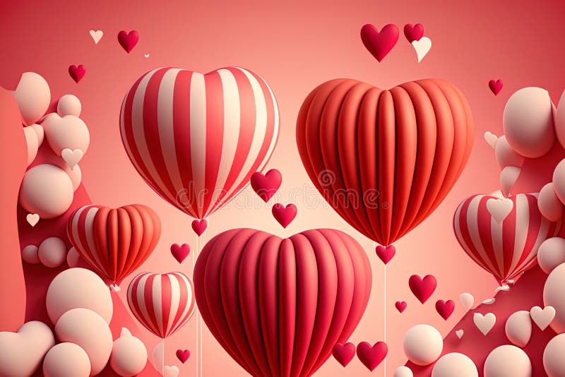 Valentines Day. Drawings for Postcard, Card, Congratulations and Poster ...