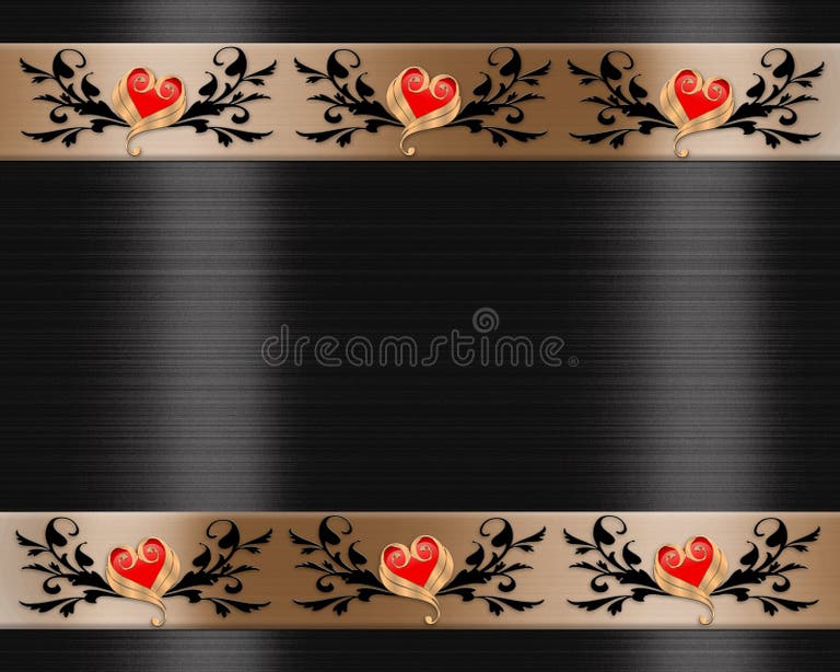 Gold Romance Border Stock Illustrations – 9,898 Gold Romance Border ...