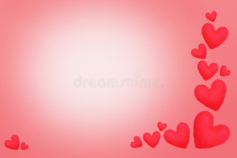 Valentines Day Heart Love Element for Background. Stock Illustration ...