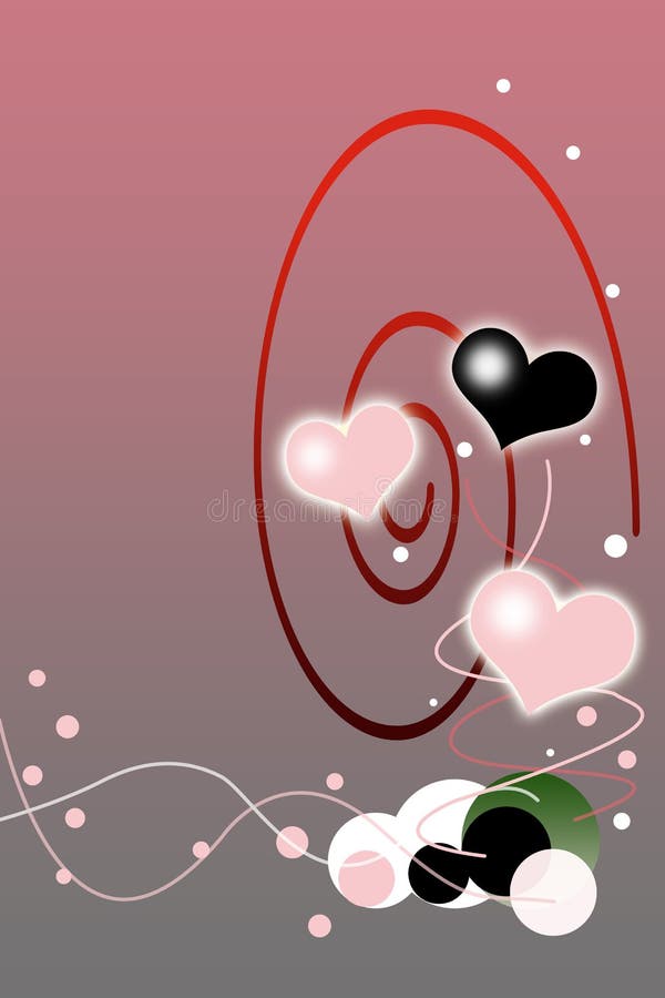 Valentines Day Red Gradient Background Stock Illustration ...