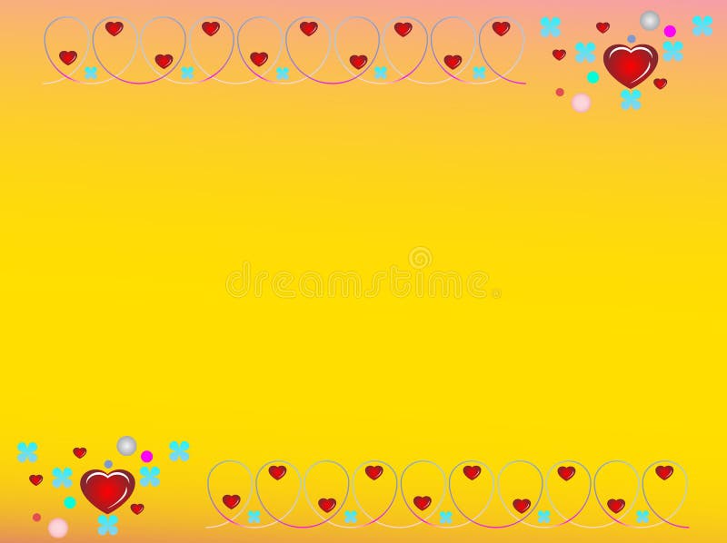 Valentines Frame Series Number One Stock Vector - Illustration of ...