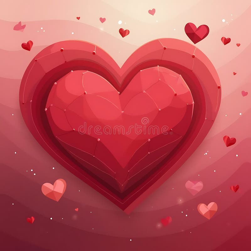 Valentines Love-themed Abstract Banner Ideas Stock Illustration ...