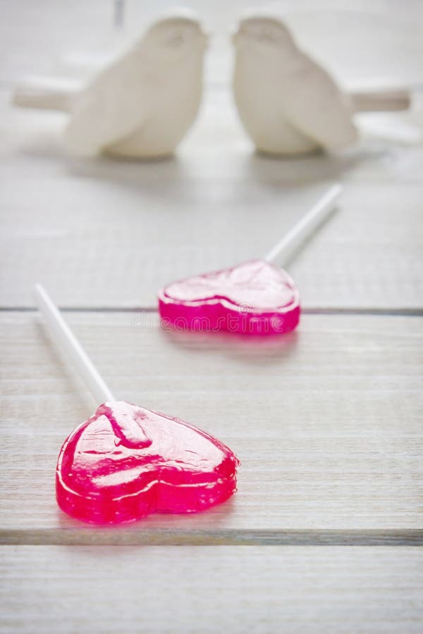 Valentines and pigeons stock photo. Image of candy, lollipop - 36678558