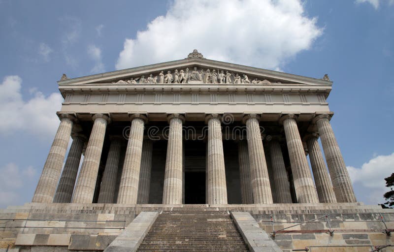 Valhalla temple stock image. Image of antique, ludwig - 14624937
