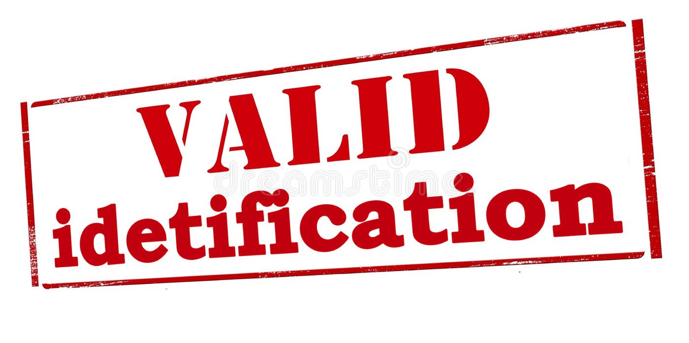 Valid Identification Stock Illustrations – 199 Valid Identification ...