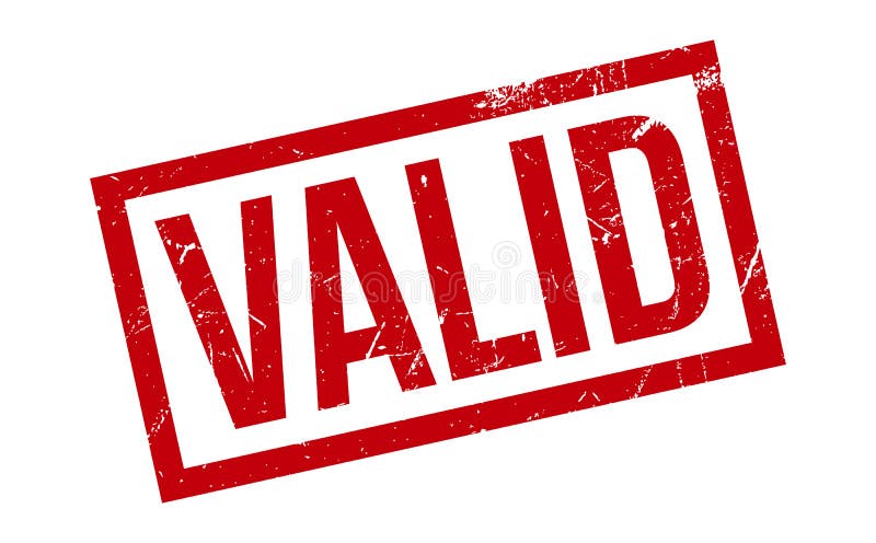 Valid Rubber Stamp. Red Valid Rubber Grunge Stamp Seal Vector ...
