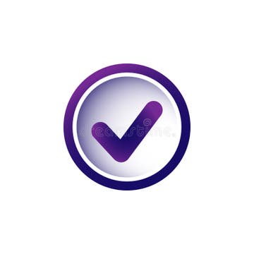 Purple Tick Circle Stock Illustrations – 627 Purple Tick Circle Stock ...
