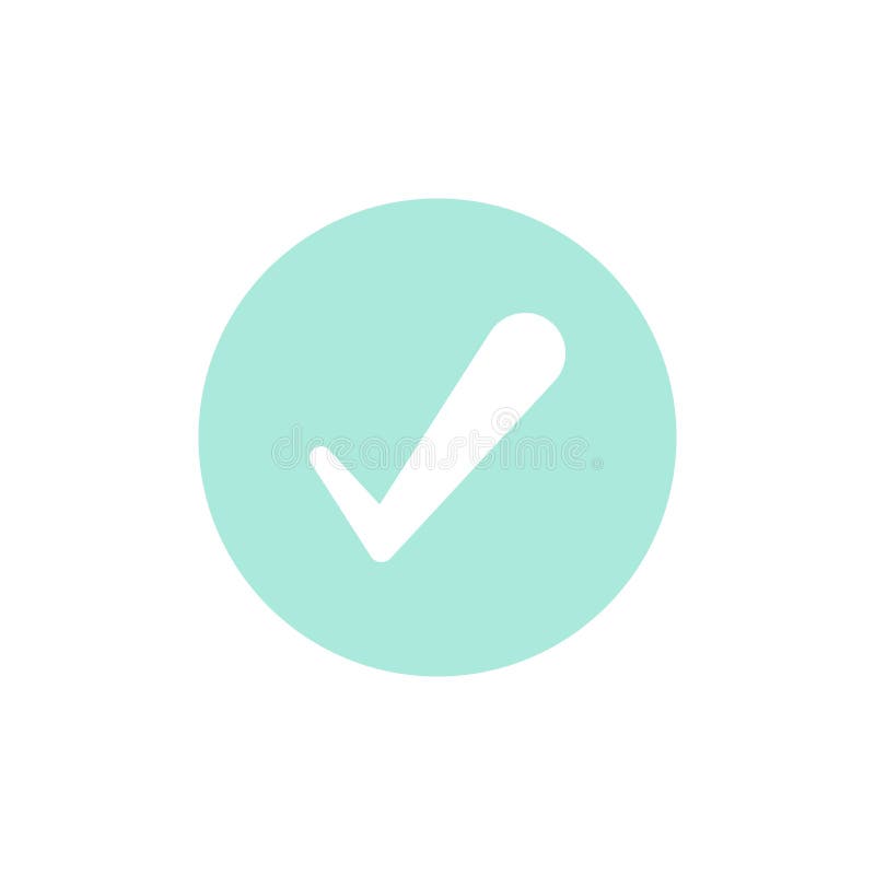 Tick.Blue Tick Sign. Check Mark Tick.color Shiny Tick Isolated on White ...