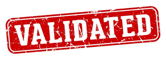 Validated Rectangular Sign. Validated Stamp Stock Vector - Illustration of texture, vector ...