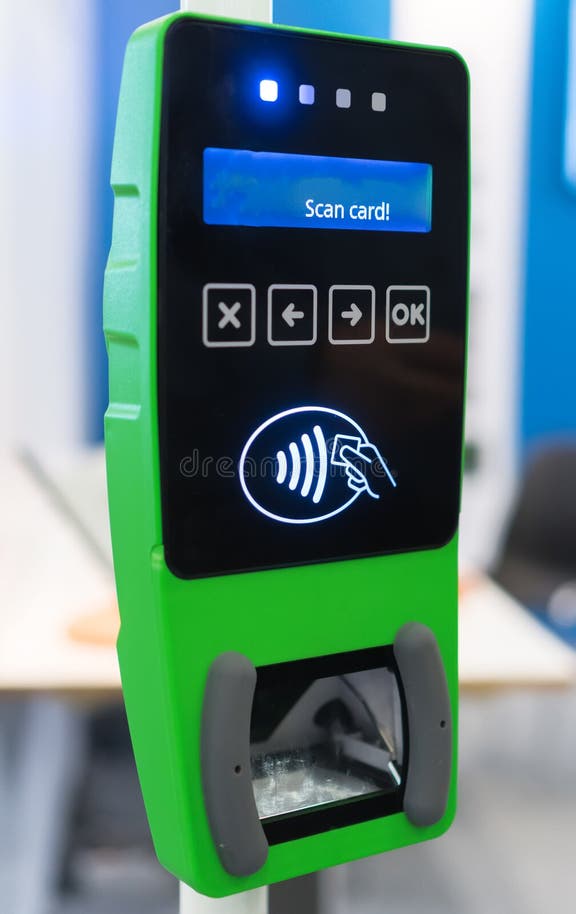 Validation Card in Transport. Editorial Stock Image - Image of smart ...