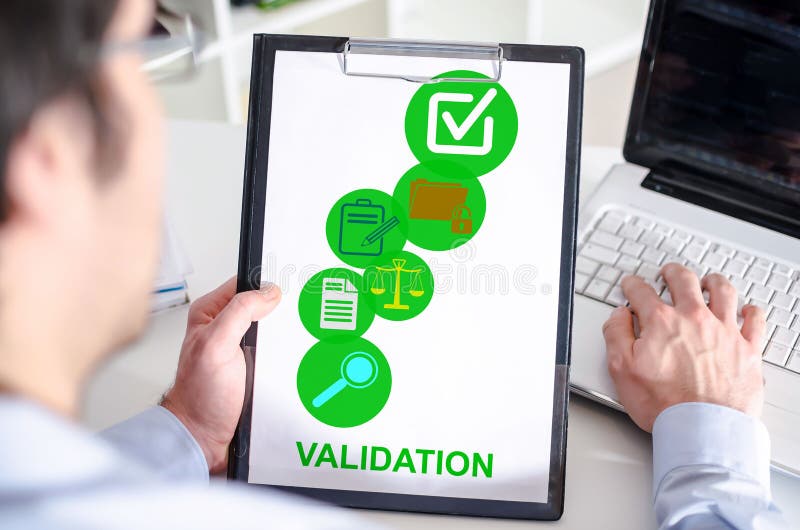 Validation Concept on a Clipboard Stock Image - Image of approved ...