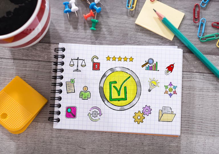 Validation Concept on a Notepad Stock Photo - Image of verify, mark ...