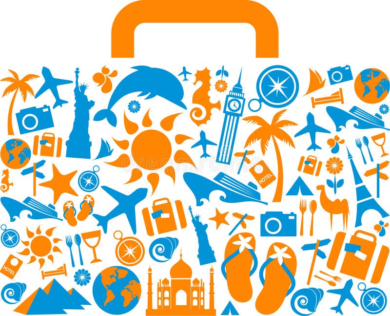 Valise de course illustration de vecteur. Illustration du ressource ...