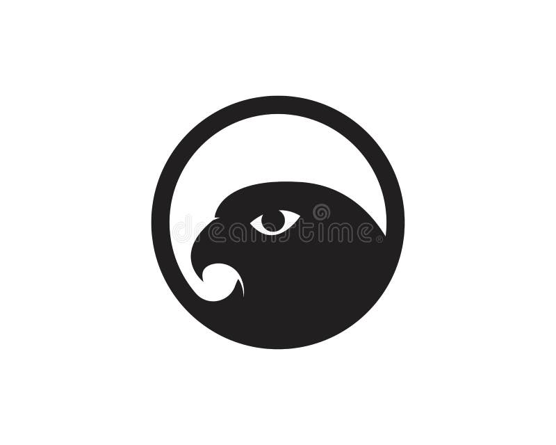 Valk Logo Template vector illustratie. Illustration of identiteit ...