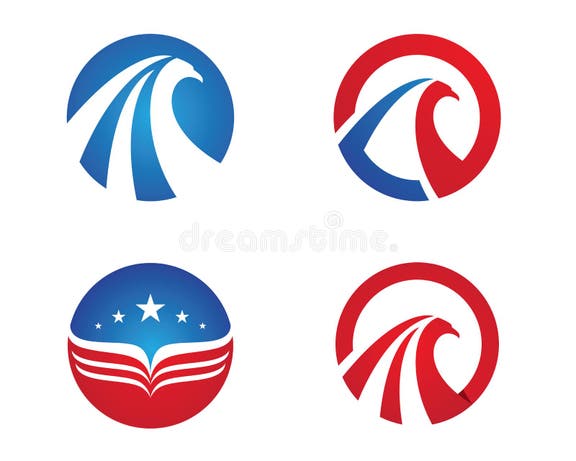 Valk Logo Template vector illustratie. Illustration of zaken - 61894494