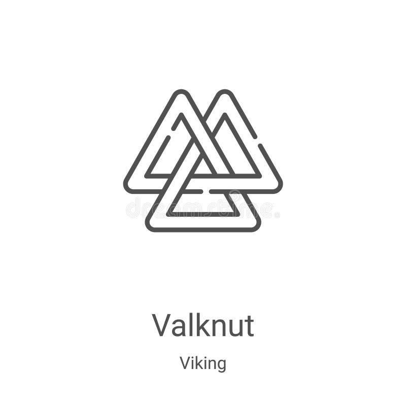 Valknut stock vector. Illustration of legend, ancient - 30389865