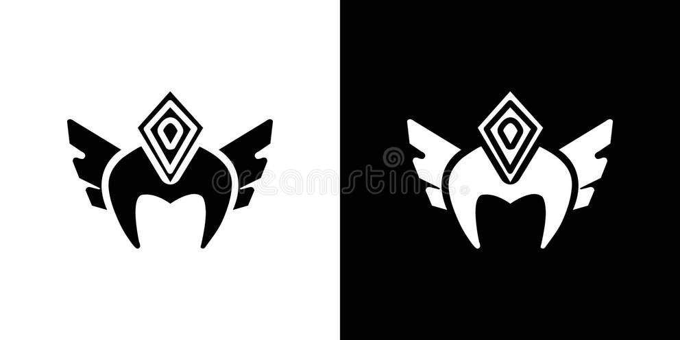 Valkyrie Icon Isolated Flat Vector in Outline Stock Vector ...
