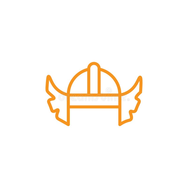 Valkyrie Icon Outline Vector for Web Ui Stock Vector - Illustration of ...