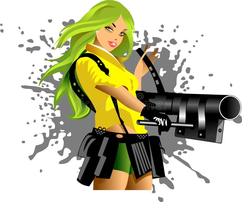 Valkyrie stock illustration. Illustration of female, face - 70186813